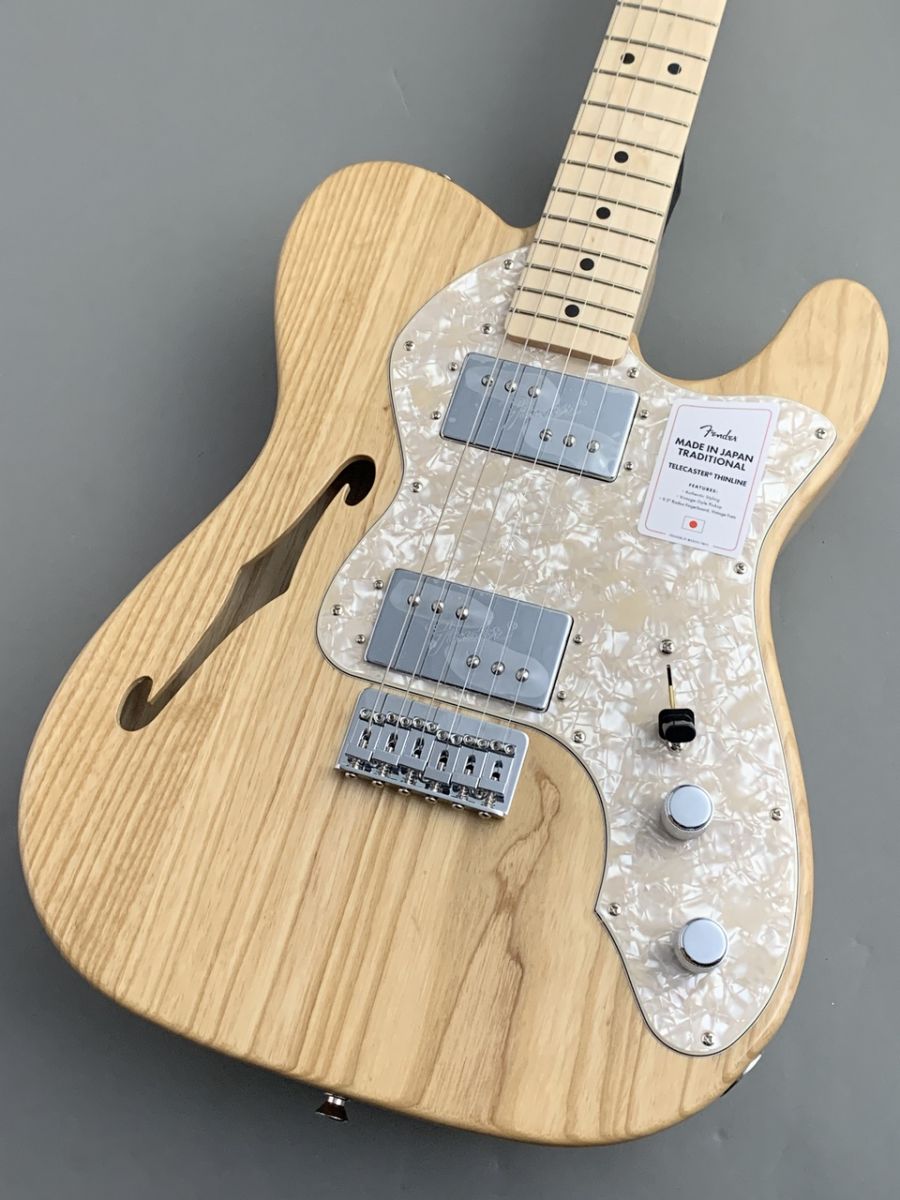 Fender Made in Japan Traditional 70s Telecaster Thinline Natural # ...