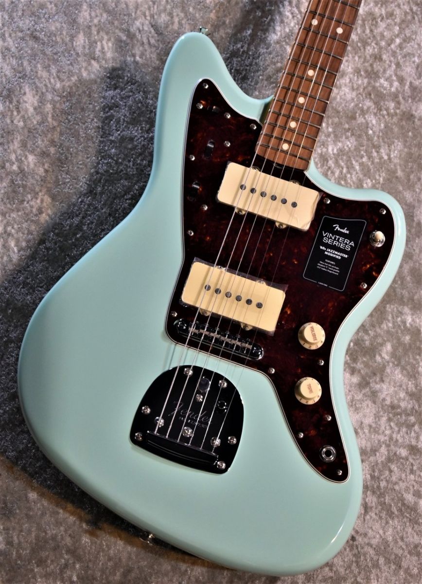 VINTERA '60S JAZZMASTER MODIFIED Surf Green #MX22279291 | クロサワ楽器店 日本最大級 ...