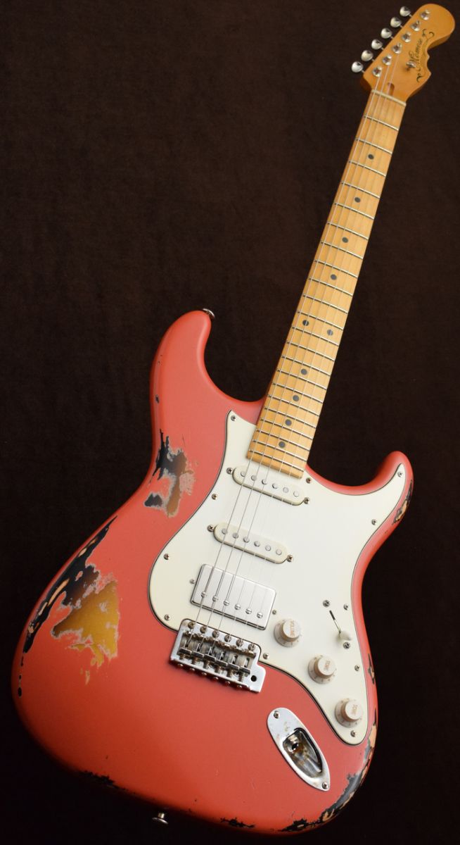 MC1-SSH/M-Aged ~Faded Fiesta Red on 2-Tone Sunburst~ 3.39kg #17004 ...