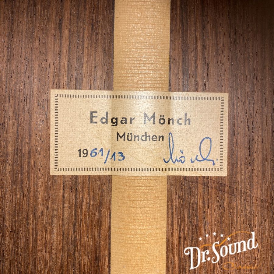 エドガー・メンヒ Edgar Mönch 1961年製 | 【クロサワ楽器店オンラインショップ】いい楽器とのいい出会いを。クロサワ楽器店通販サイト