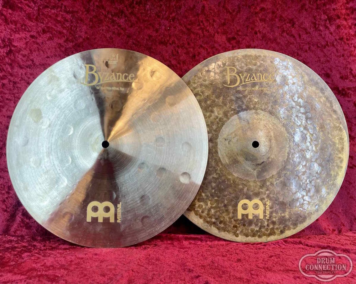 Byzance Jazz Thin Hi-Hats 14" 810g/1,035g | 【クロサワ楽器店オンラインショップ】いい楽器とのいい出会いを。クロサワ楽器店通販サイト