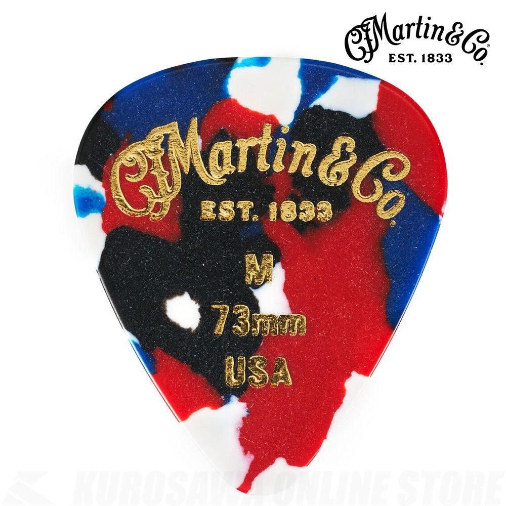 Red,White&Blue Celluloid Variety Pick Pack[18A0179] | 【クロサワ楽器店オンラインショップ ...