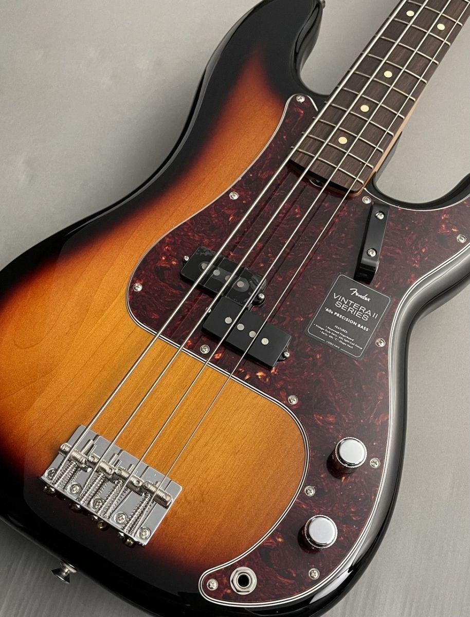 Vintera II '60s Precision Bass -3-Color Sunburst - | 【クロサワ楽器店オンラインショップ】いい楽器とのいい出会いを。クロサワ楽器店通販サイト