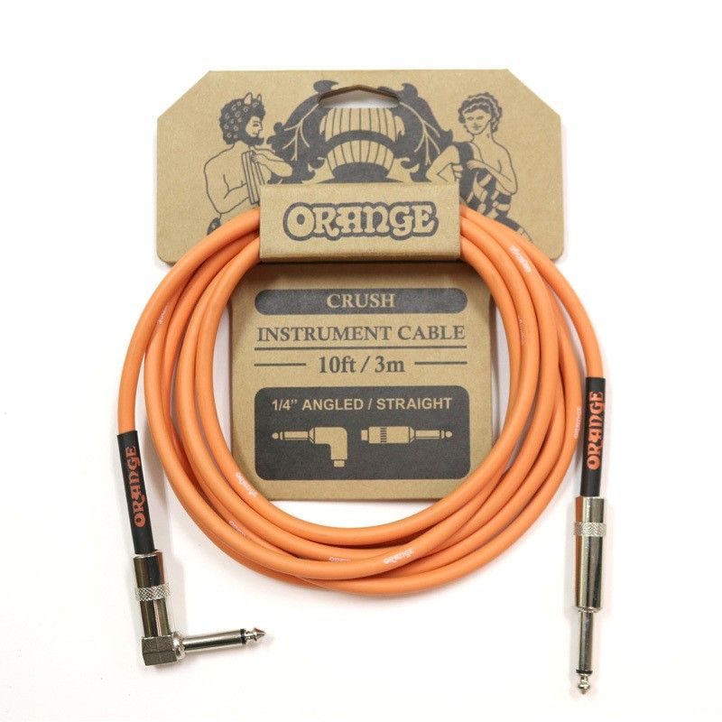 CRUSH Instrument Cable 10ft/3m 1/4" Angled/Straight CA035 | 【クロサワ楽器店オンラインショップ】いい楽器とのいい出会いを。クロサワ ...