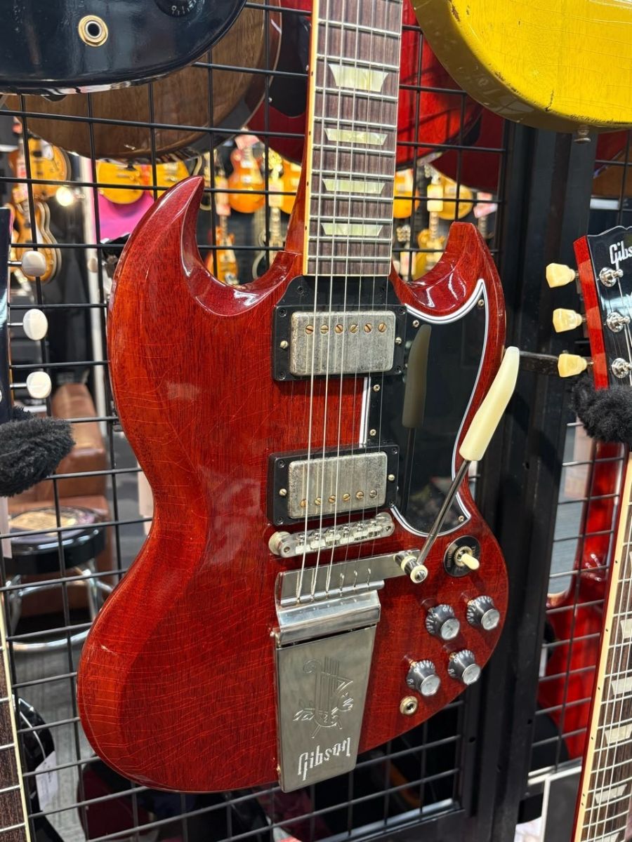 Murphy LAB 1964 SG Standard w/Maestro Cherry Red Ultra Light Aged ...